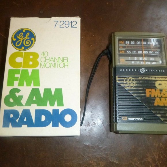 GE | Other | Vintage Ge Cb 4 Channel Monitor Fmam Radio Model 7292 With ...